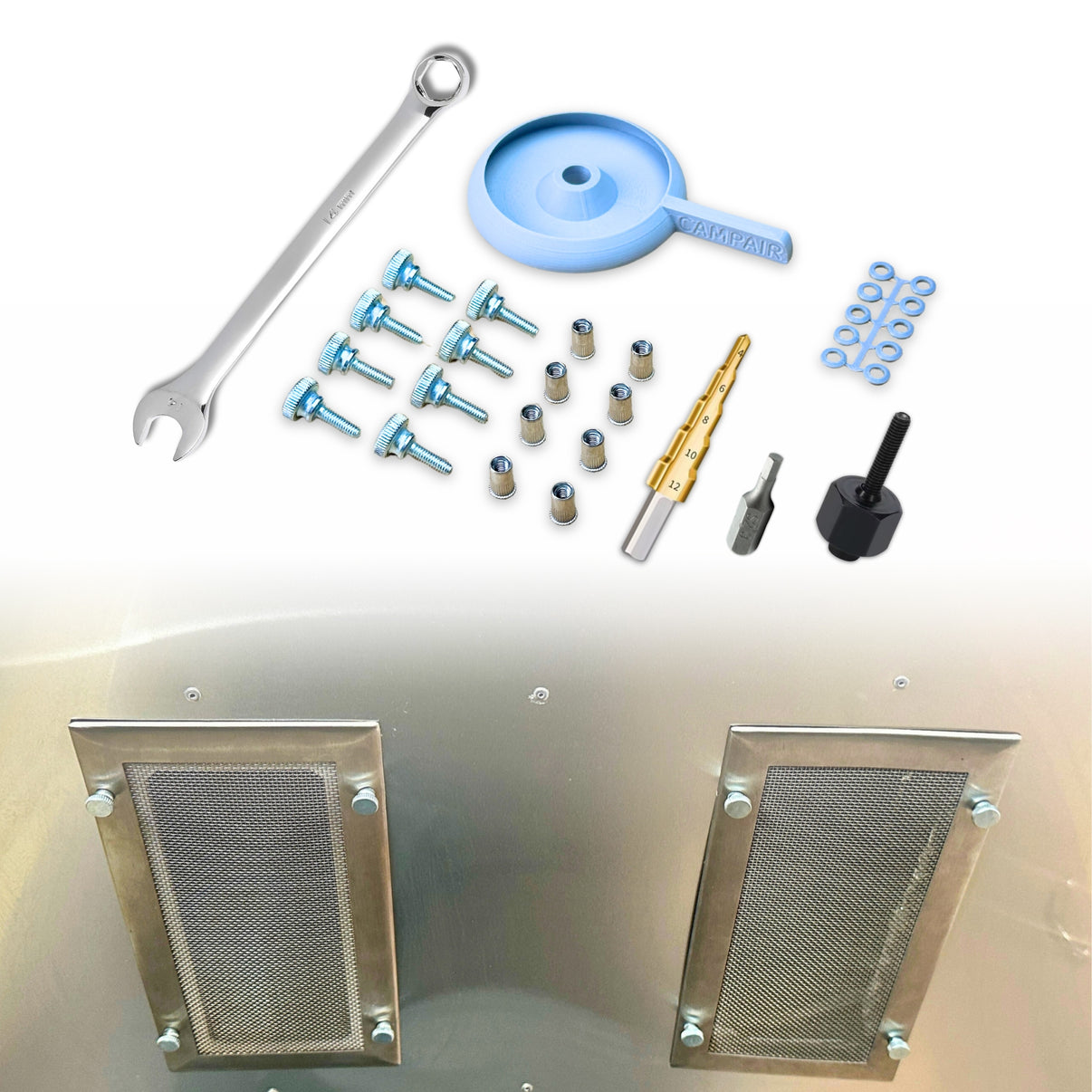 CAMPAIR Air Intake Vent Thumbscrew Conversion Kit For Airstreams ...